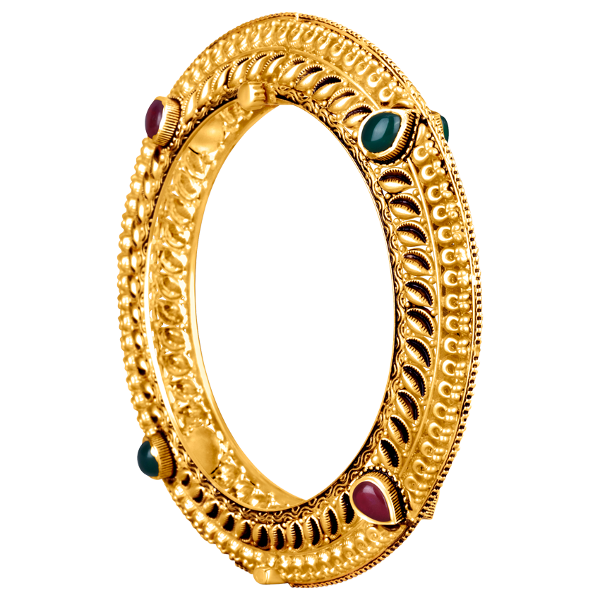 Mughal Bangle - Arakkal Gold & Diamonds