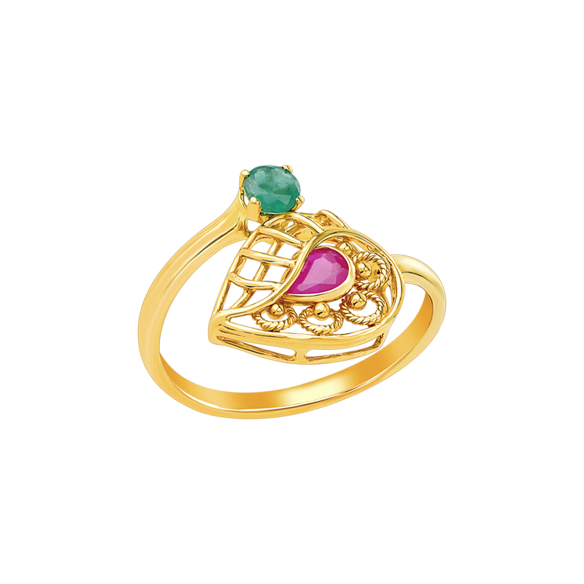 Saawariya Ring - Arakkal Gold & Diamonds